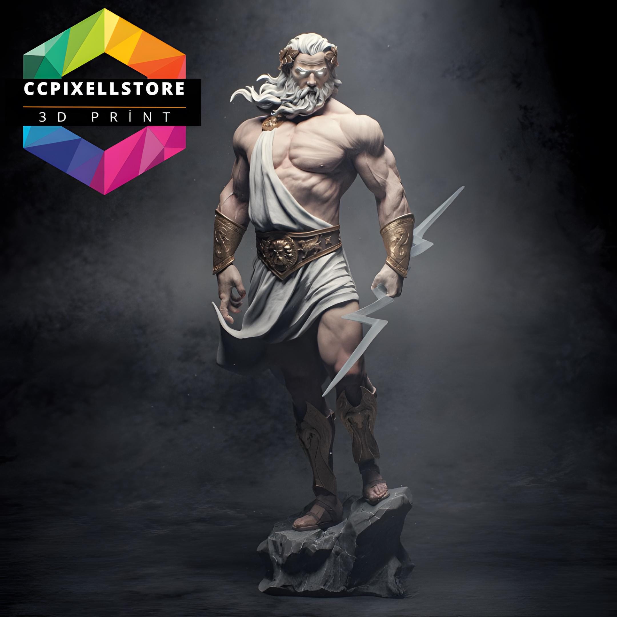Olympian Gods Pack June 2024 3D Print Model STL, High Quality Mythical ...