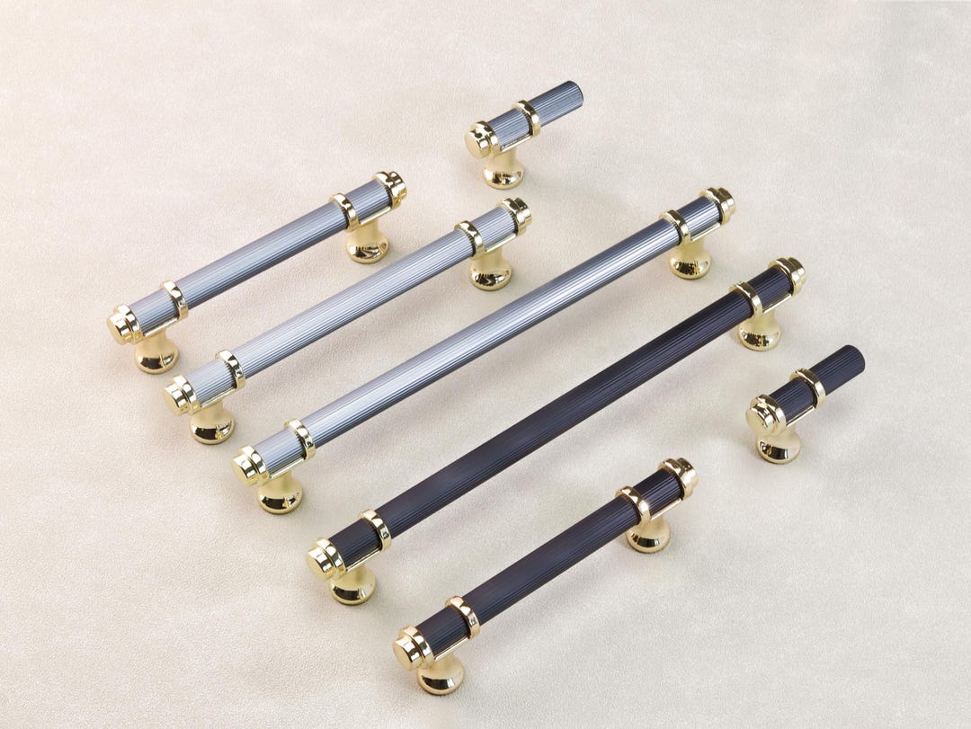 Modern Cylinder Style Handles Dresser Drawer Cabinet Pull Knob Wardrobe ...