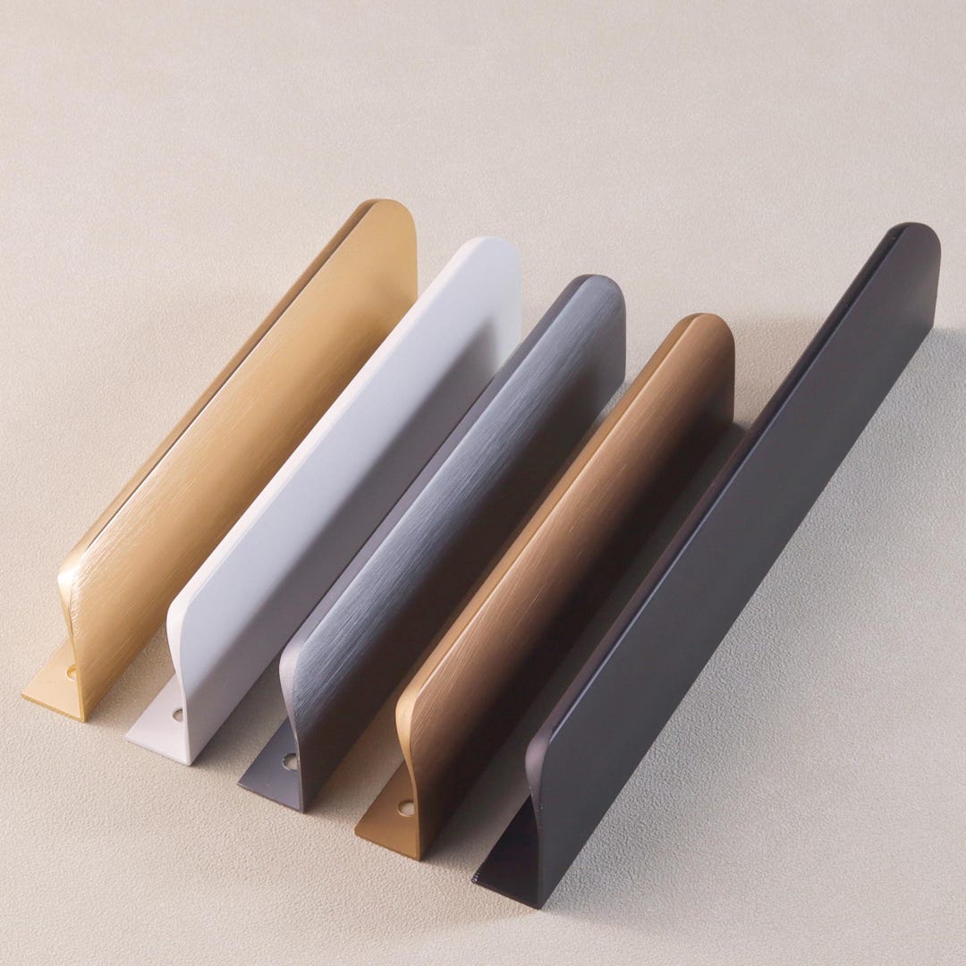 Modern Hidden Handles Dresser Drawer Cabinet Pull Knob Wardrobe ...