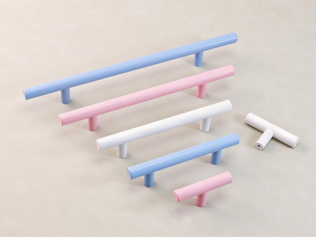 Modern T Handles Dresser Pulls Drawer T-knobs Cupboard Handle Children ...