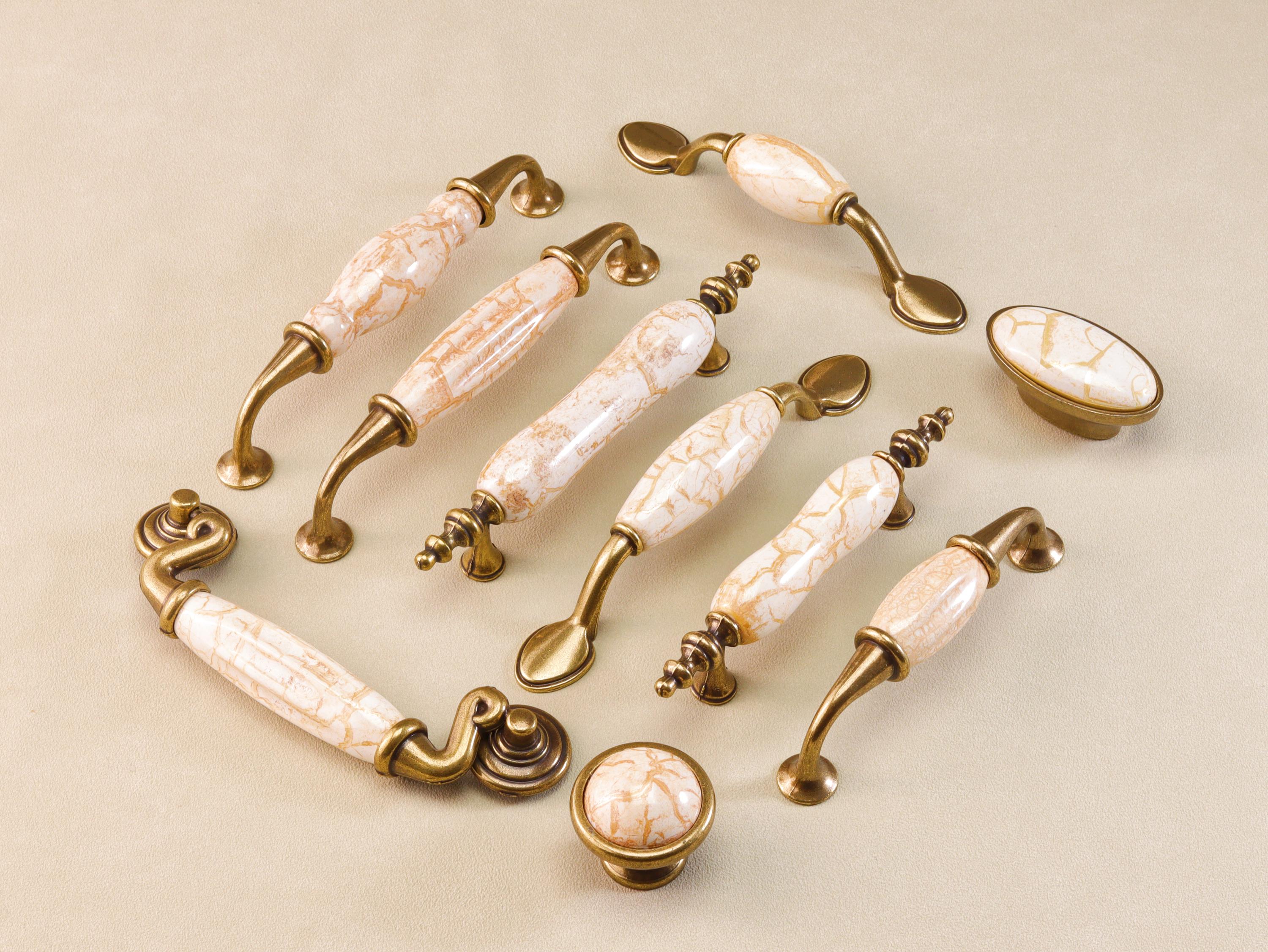 Multiple Styles Ceramics Handles Dresser Drawer Handles Kitchen Cabinet ...