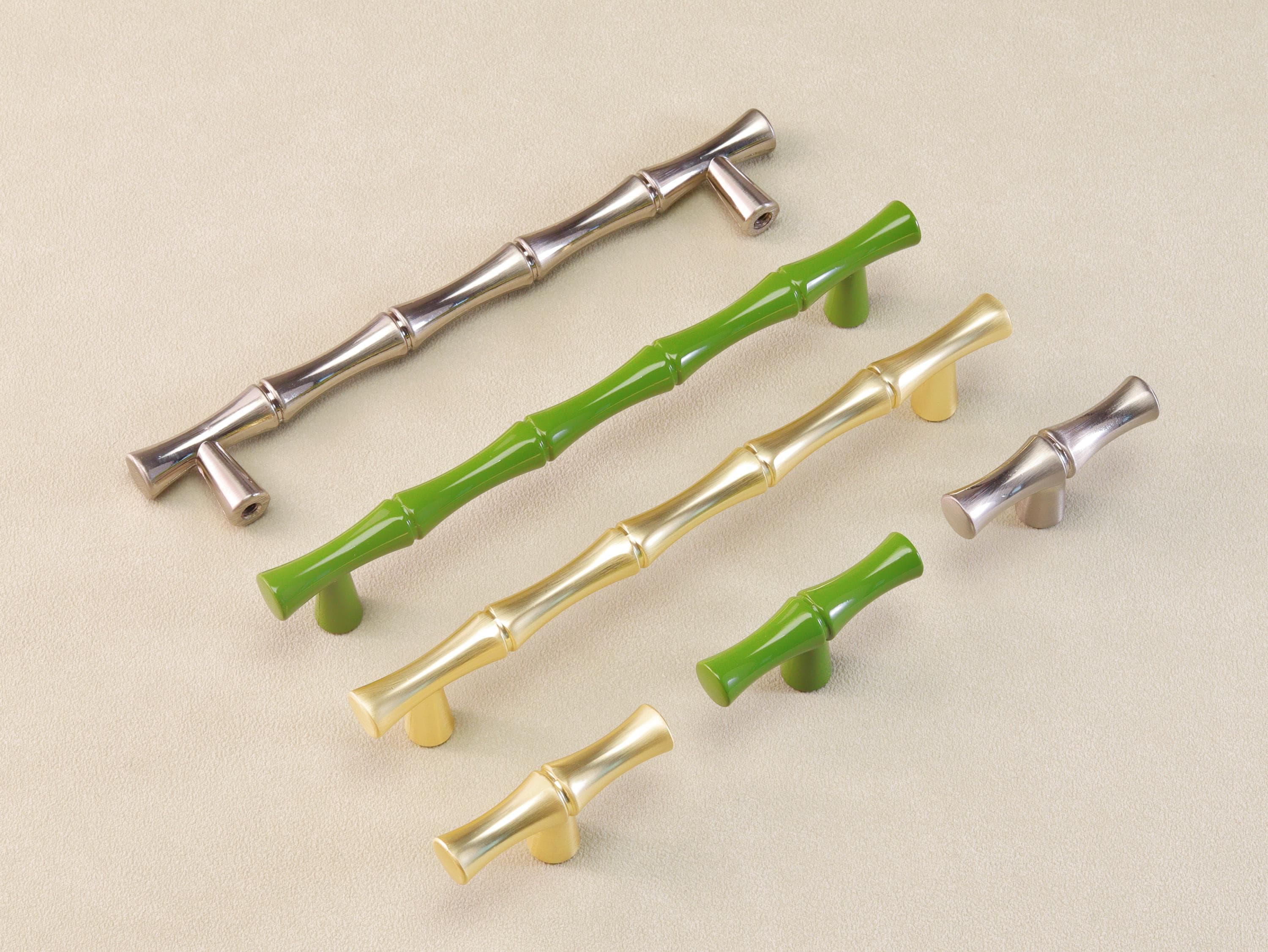 Simple Bamboo Style Handles Dresser Drawer Knobs Cupboard Handle ...