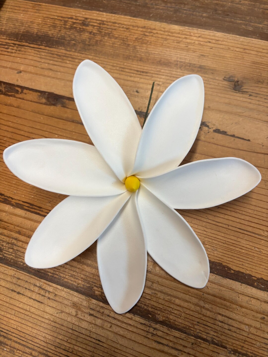 Foam GIANT 7” TIARE MANOI Flower Hair Pick - Etsy