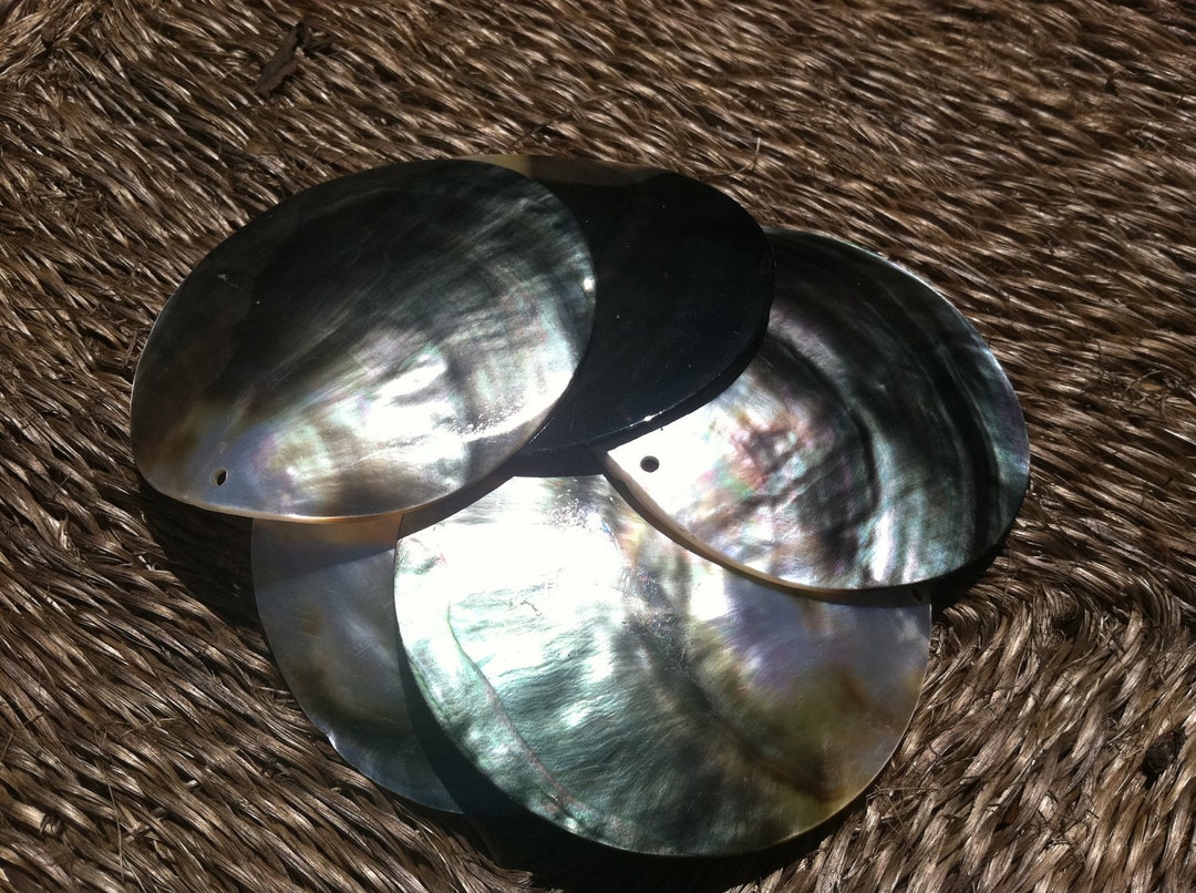 3.25 Inch Round Mother of Pearl Shell - Etsy
