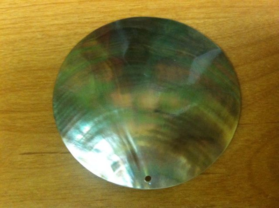 2.75 Inch Mother of Pearl Shell Round - Etsy