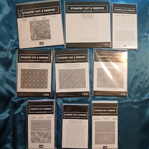 Stampin Up! Embossing Folders. NEVER USED. You Pick! - Etsy