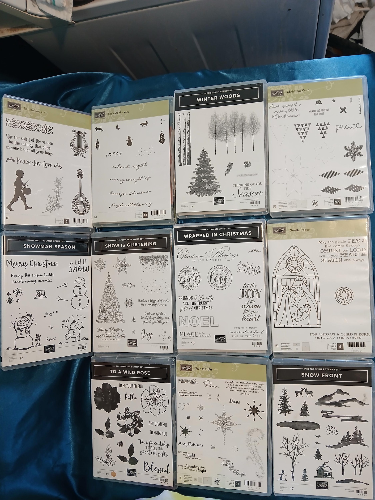 STAMPIN' UP! Lot of 12 Christmas Stamp Sets - Etsy