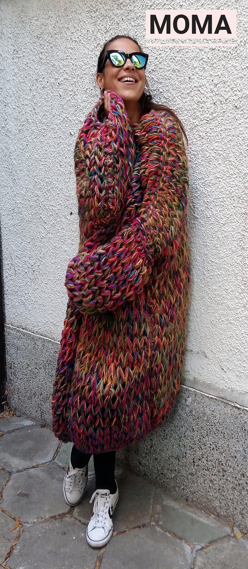 100% Handmade Cardigan Women Mohair Knit Handmade .vest Handmade by ...