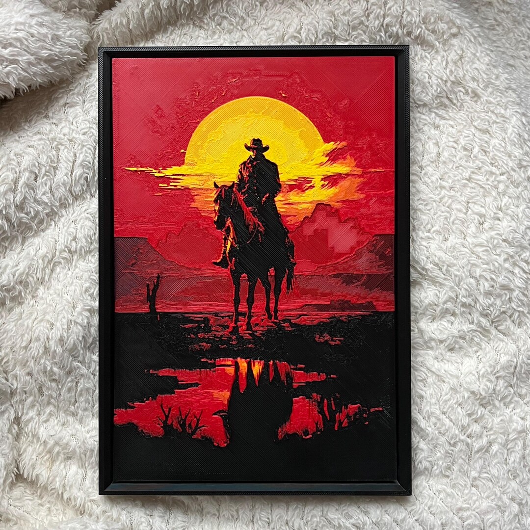 Table Red Dead Redemption 3D Printed - Etsy