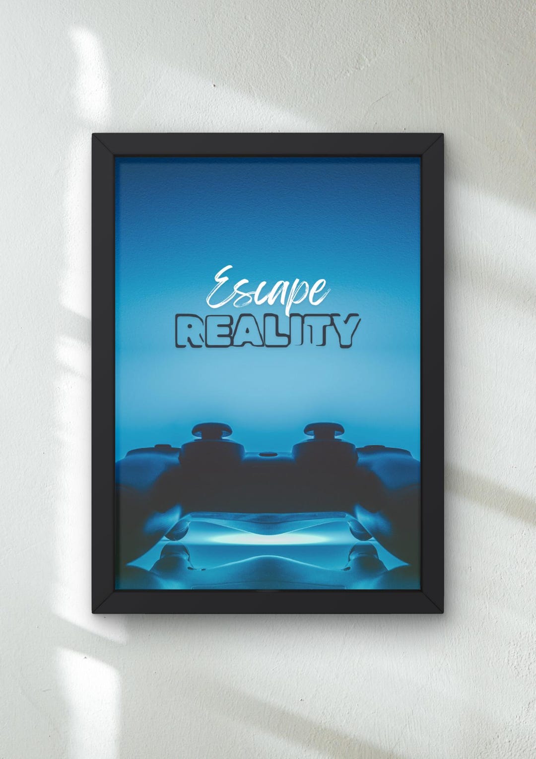 Gaming Poster, Gaming Print, Gaming Wall Art, Game Controller Wall Art ...