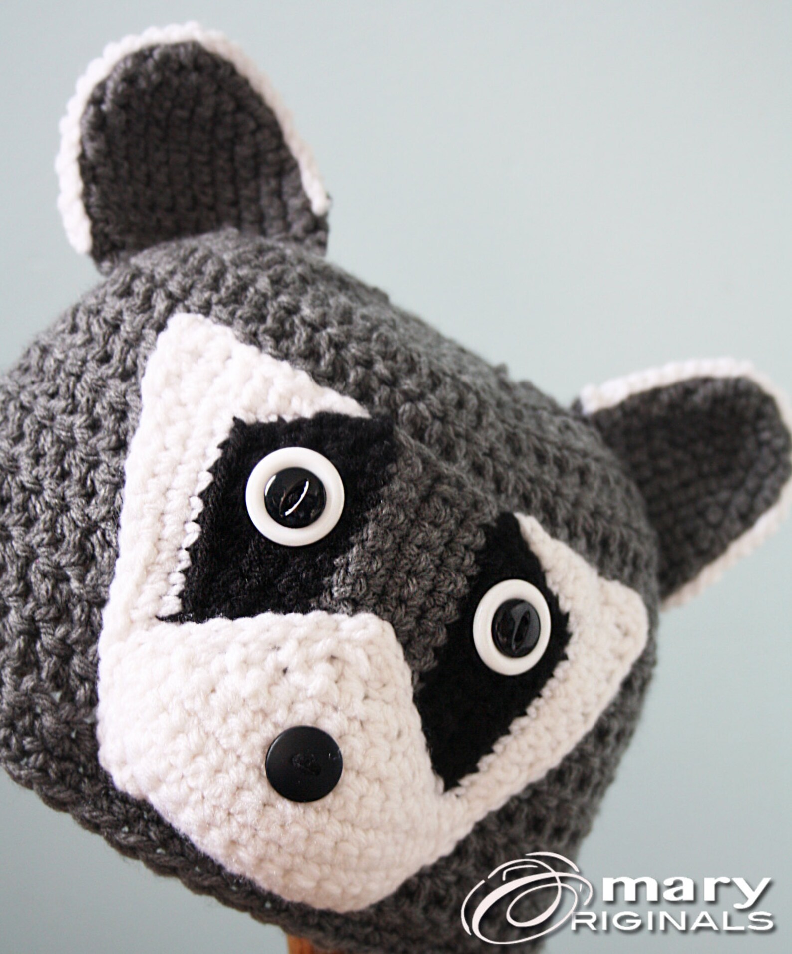 Raccoon Hat Animal Hat Crochet Beanie Winter Hat Halloween - Etsy