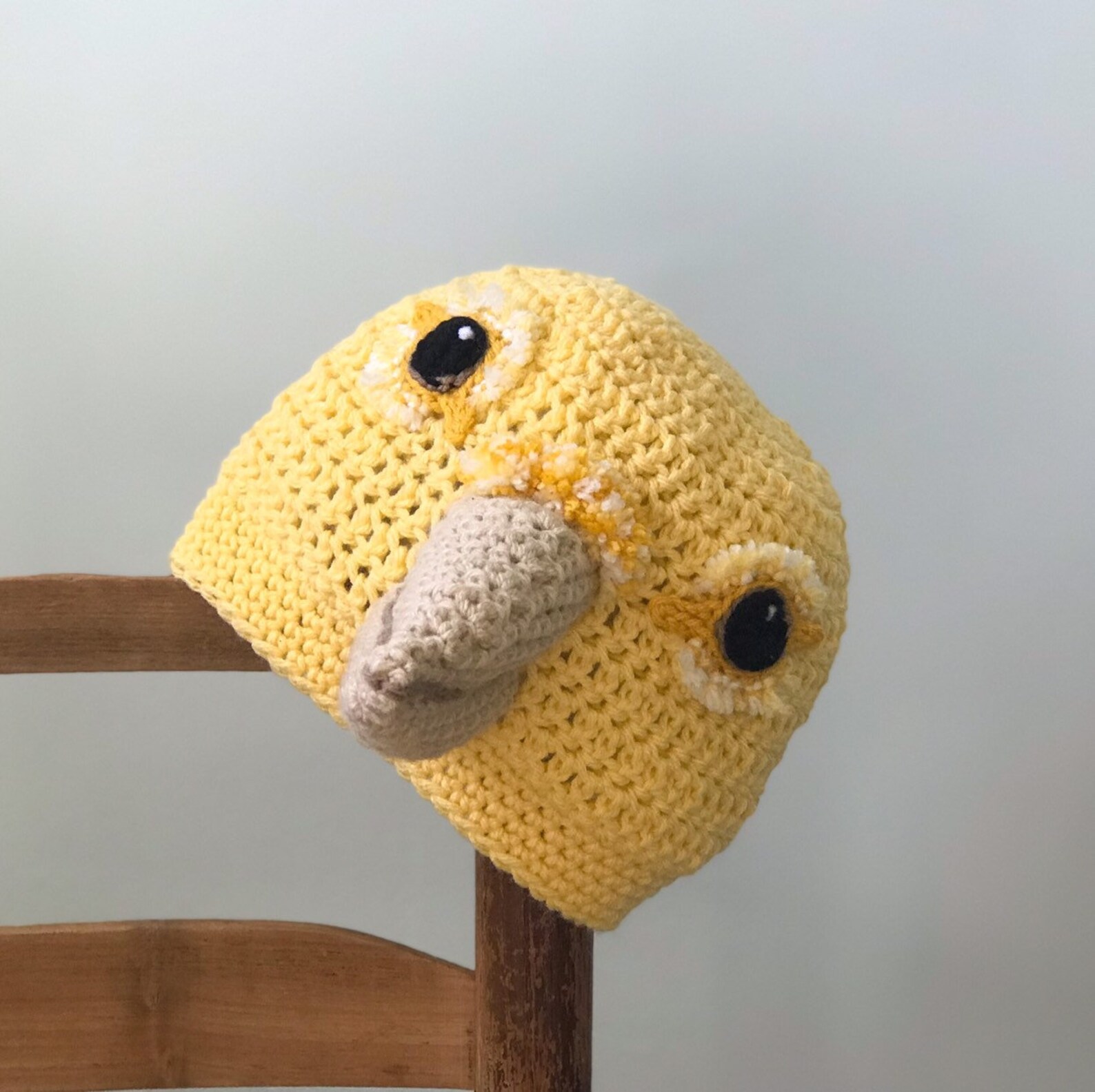 Canary Hat, Crochet, Beanie, Yellow Bird, Costume, Men, Women, Boys ...