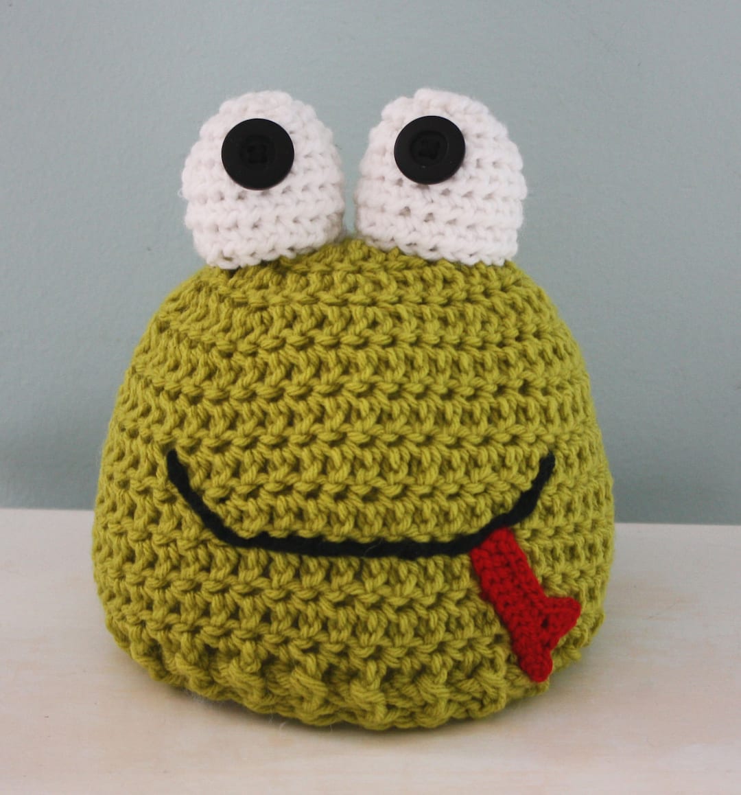 Frog Hat, Froggy Hat, Crochet Beanie, Halloween Costume, Children's ...