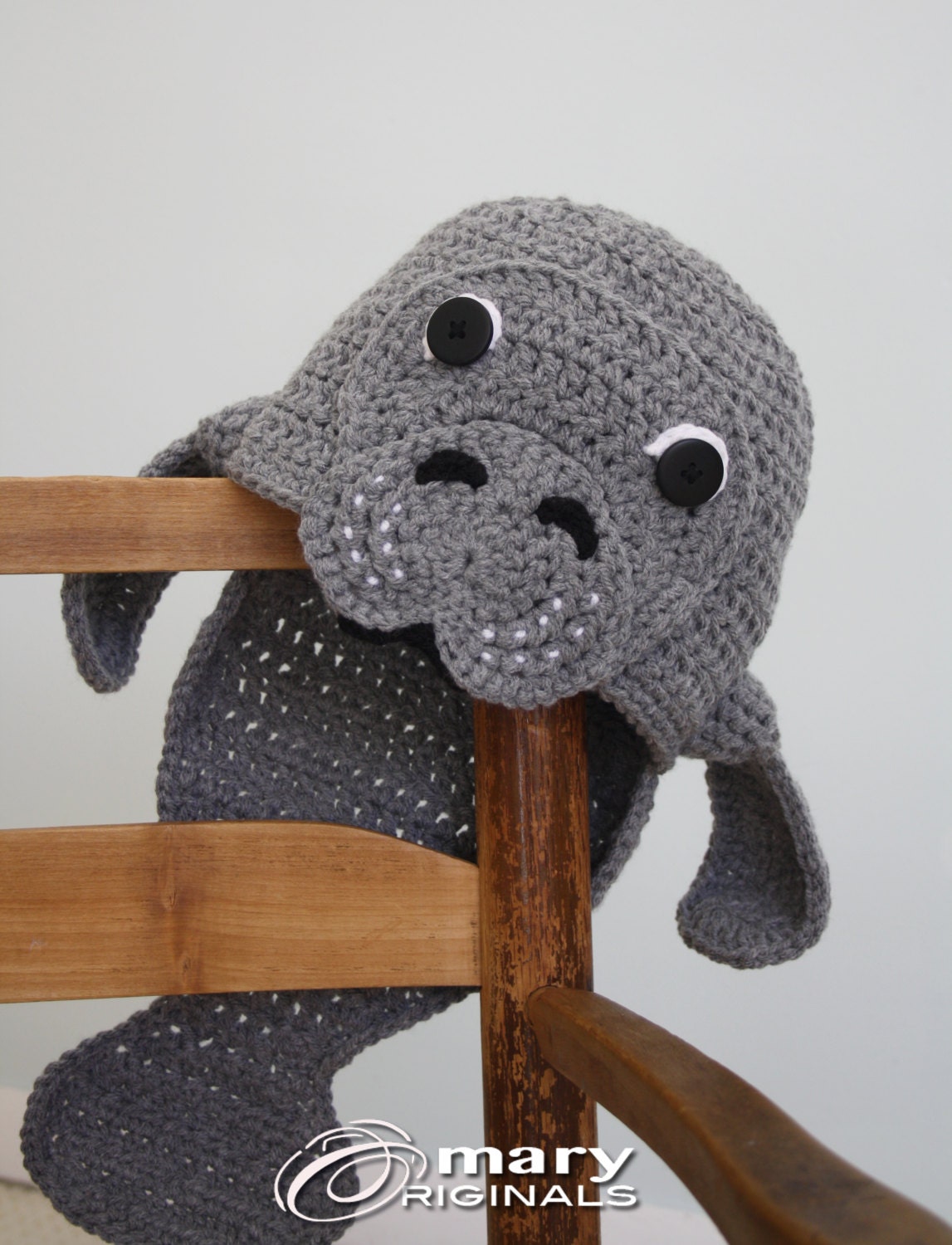 Manatee Hat Crochet Beanie Fish Hat Manatee Men Women - Etsy UK