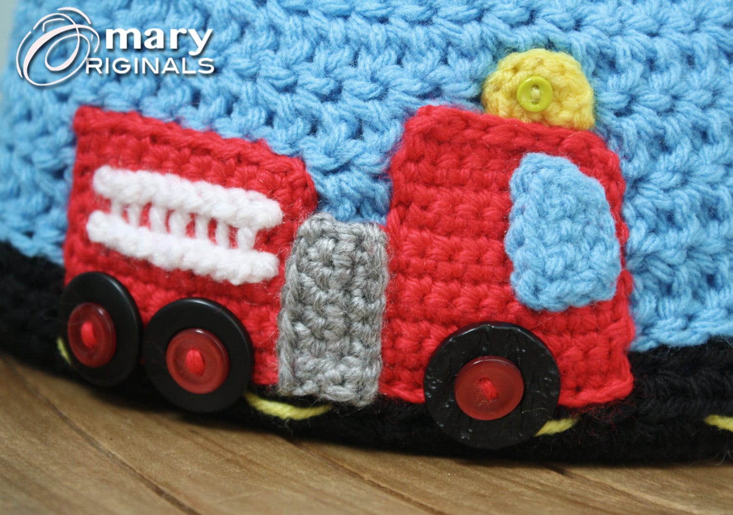 Fire Engine Hat Fire Truck Hat Firetruck Hat Crochet - Etsy
