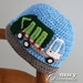 Garbage Truck Hat, Trash Truck Hat, Crochet Beanie, Truck Hat, Boys ...