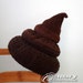 Poop Hat, Crap Head Hat, Toilet Hat, Gag Gift, Funny Hat, Crochet ...