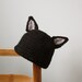 Kitty Cat Hat, Cat Hat, Fuzzy Animal Beanie, Crochet Beanie, Halloween ...
