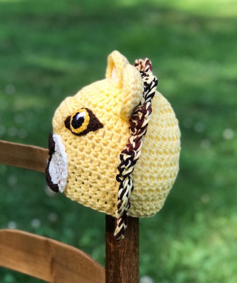 Lion Hat Beanie Big Cat Crochet Accessories Clothing | Etsy