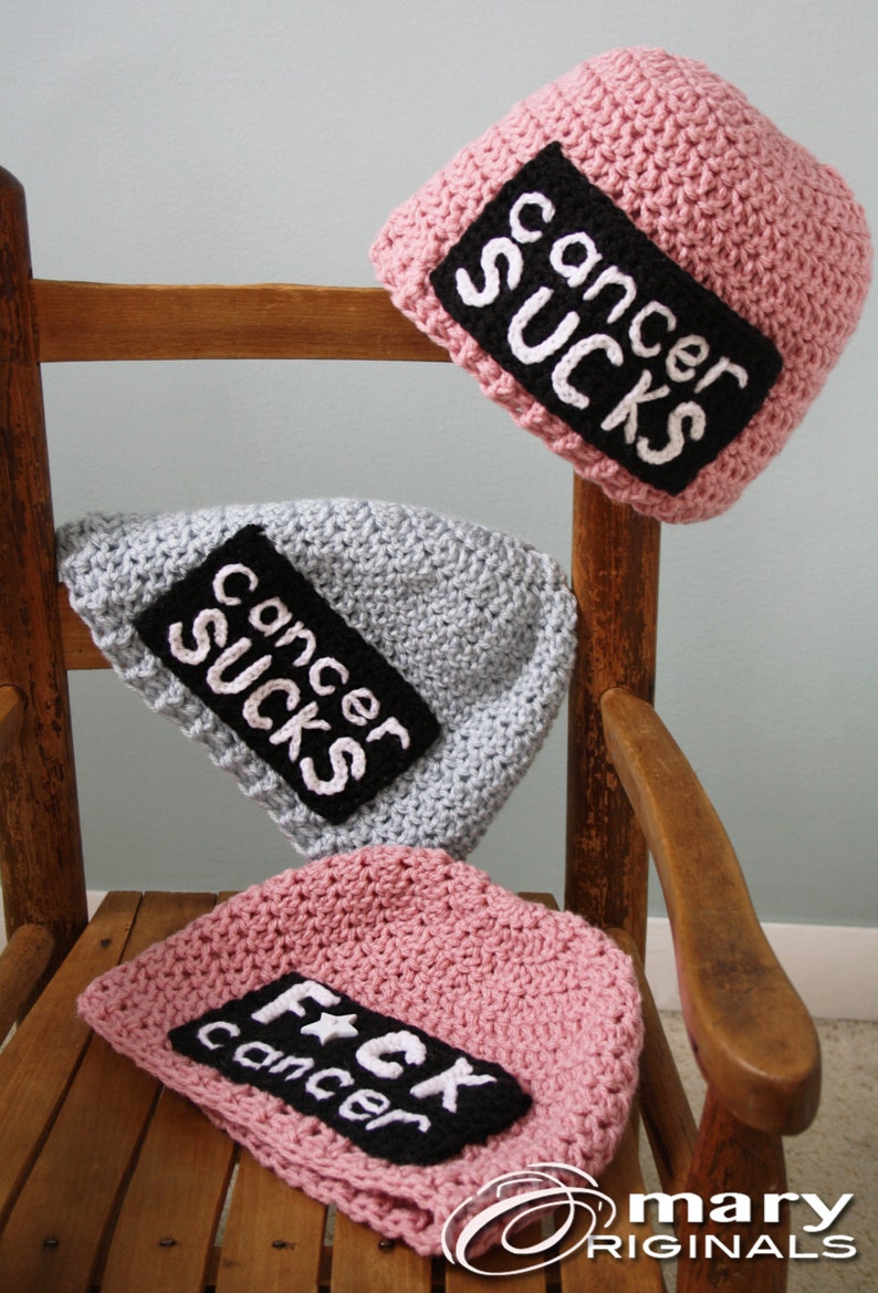 FCK Cancer Hat Cancer Awareness Beanie Chemo Cap Breast | Etsy