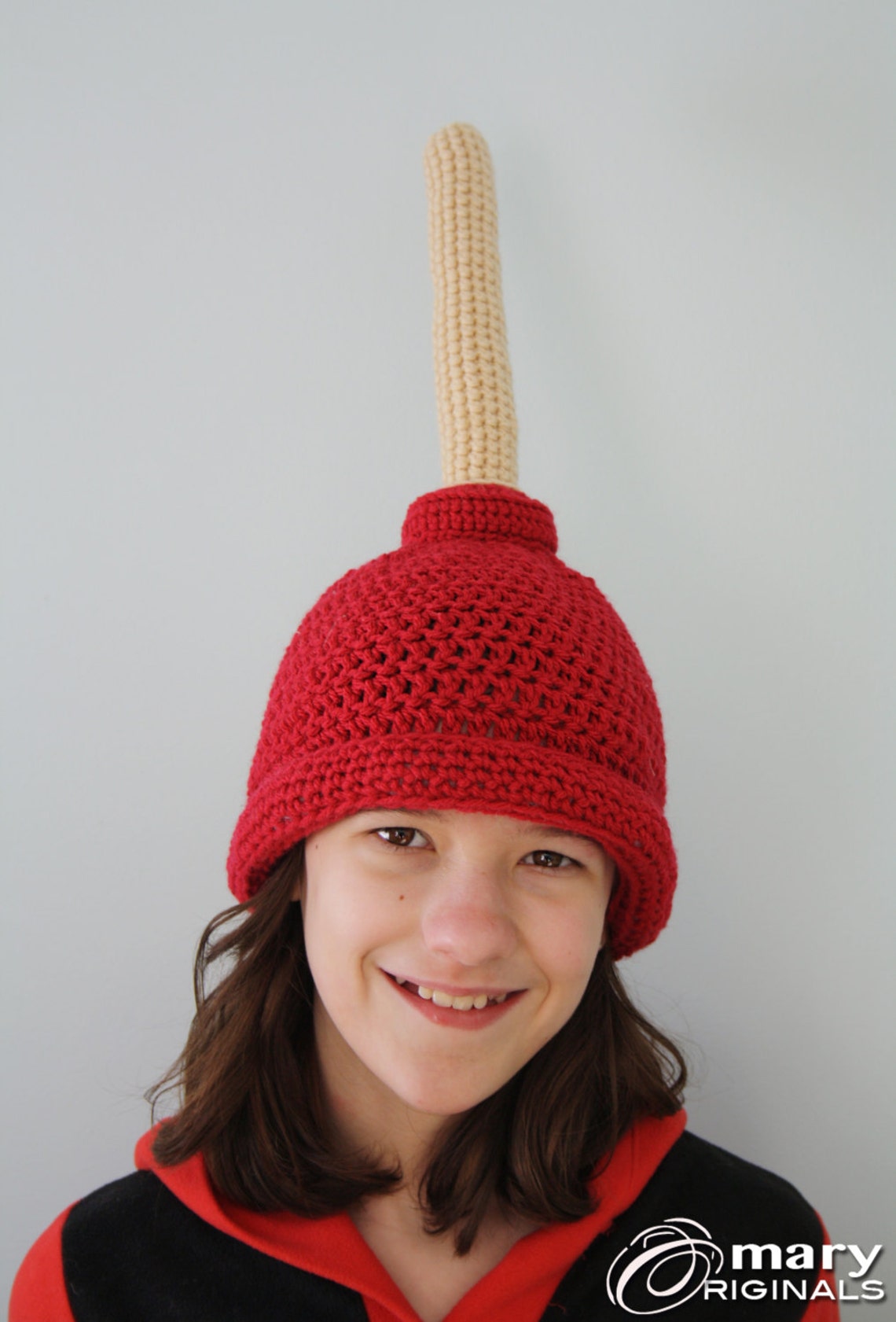 Plunger Hat, Gag Gift, Funny Hat, Toilet Hat, Winter Hat, Holiday Gift ...
