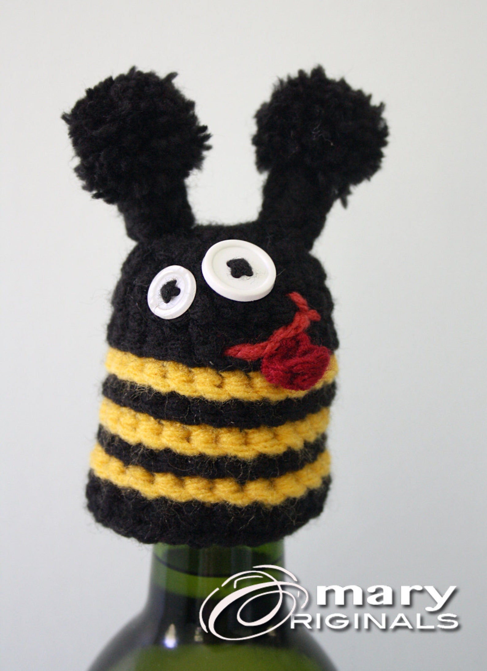 Drunken Bee, Bottle Topper, Wine Accessories, Adult Gift, Booze, Bar ...