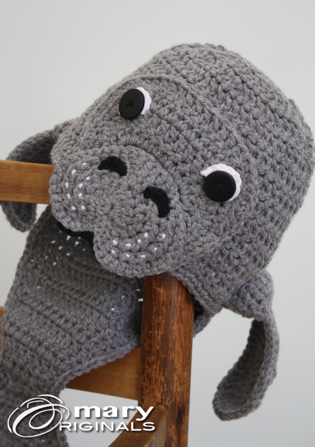 Manatee Hat Crochet Beanie Fish Hat Manatee Men Women - Etsy UK