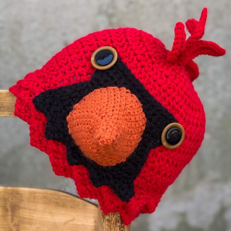 Cardinal Hat - Etsy