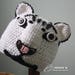 Snow Leopard Hat Cat Winter Hat Big Cat Crochet Beanie - Etsy