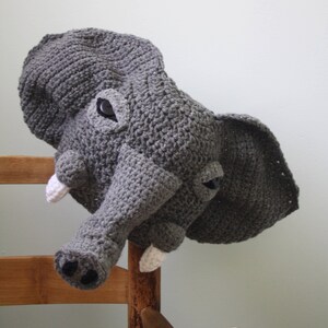 Elephant Hat, Crochet Beanie, Animal Hat, Holiday, Halloween Costume ...