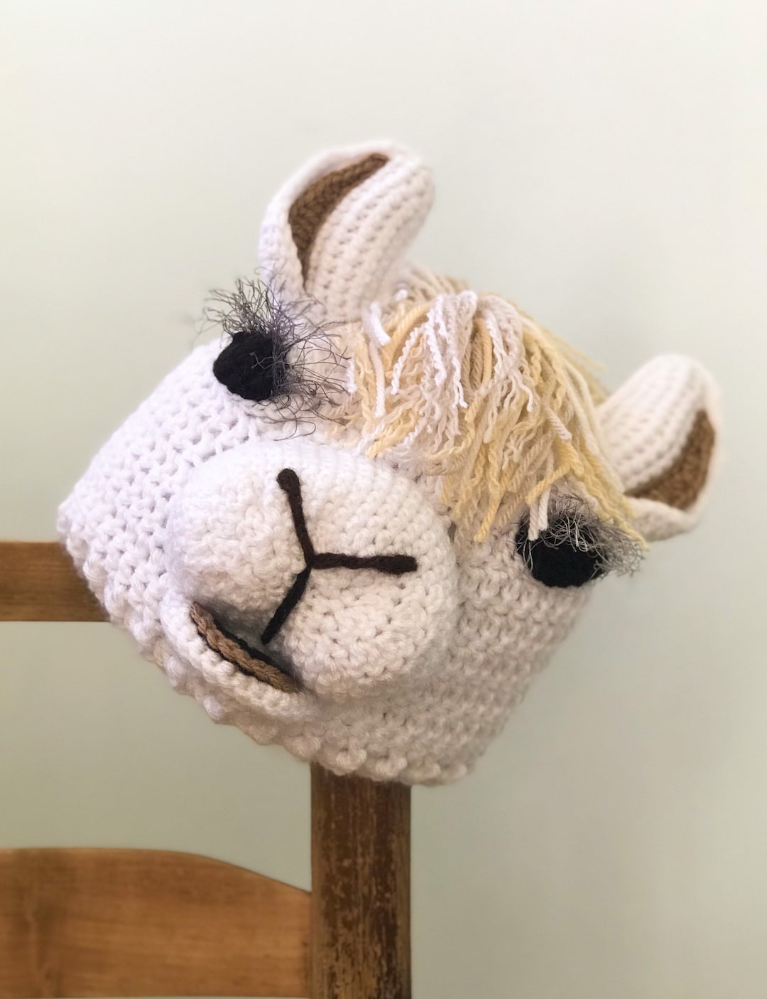 Llama Hat, Alpacas Hat, Crochet, Beanie, Animal Hat, Halloween Costume ...