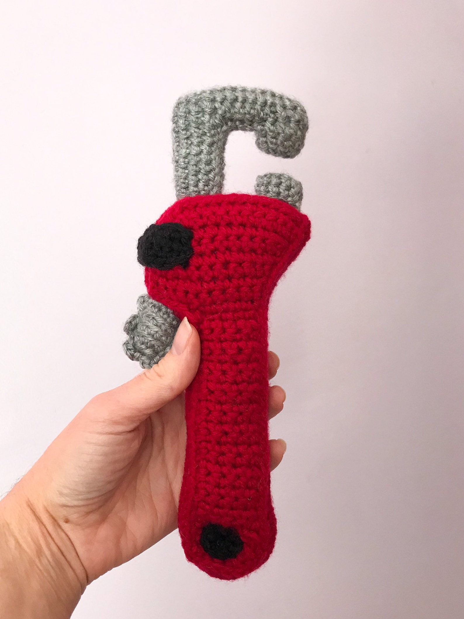 Pipe Wrench Toy Wrench Plushie Stuffed Toy Tool Plumber | Etsy