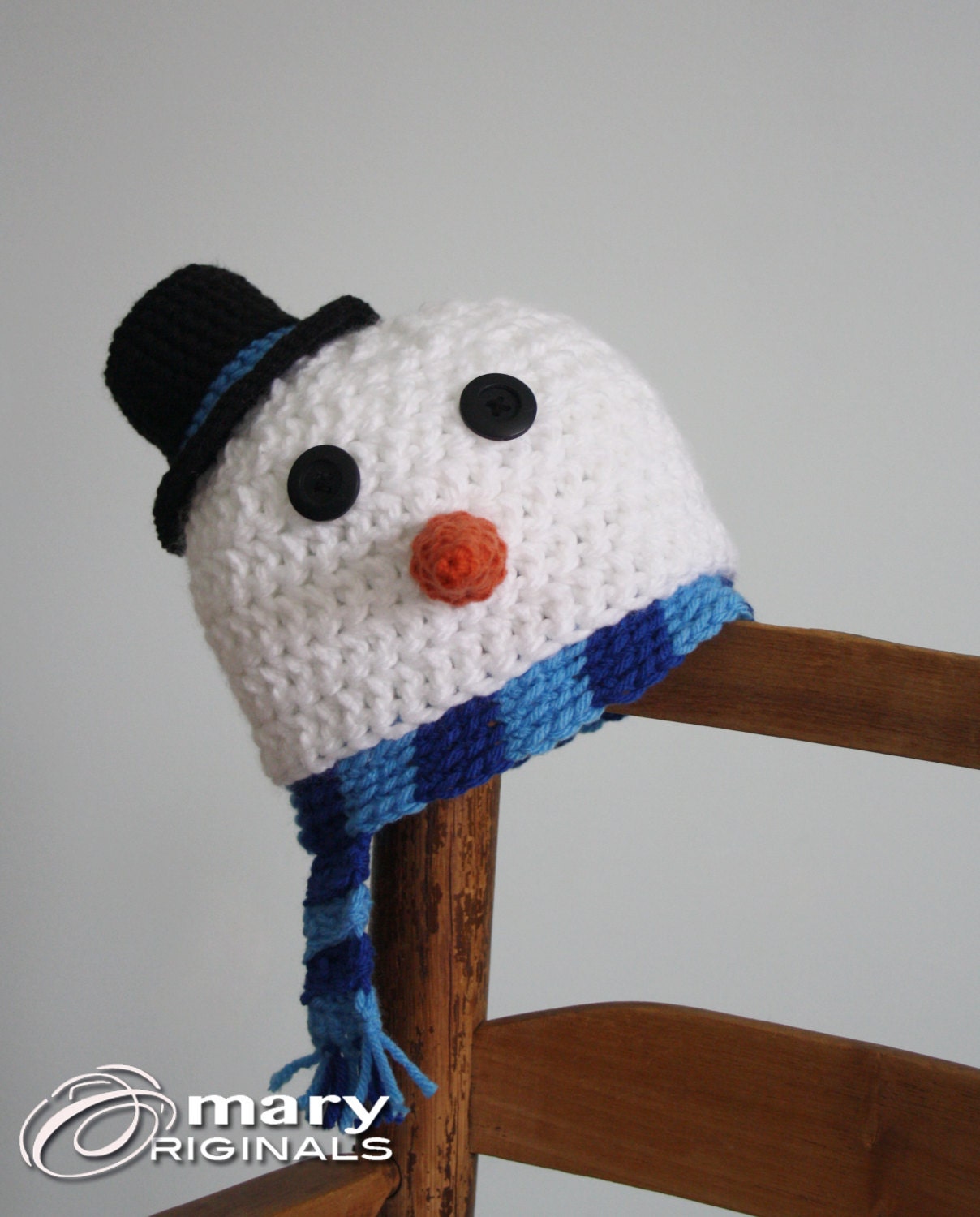 Snowman Hat, Crochet Beanie, Crochet Snowman, Holiday, Gift, Men, Women ...
