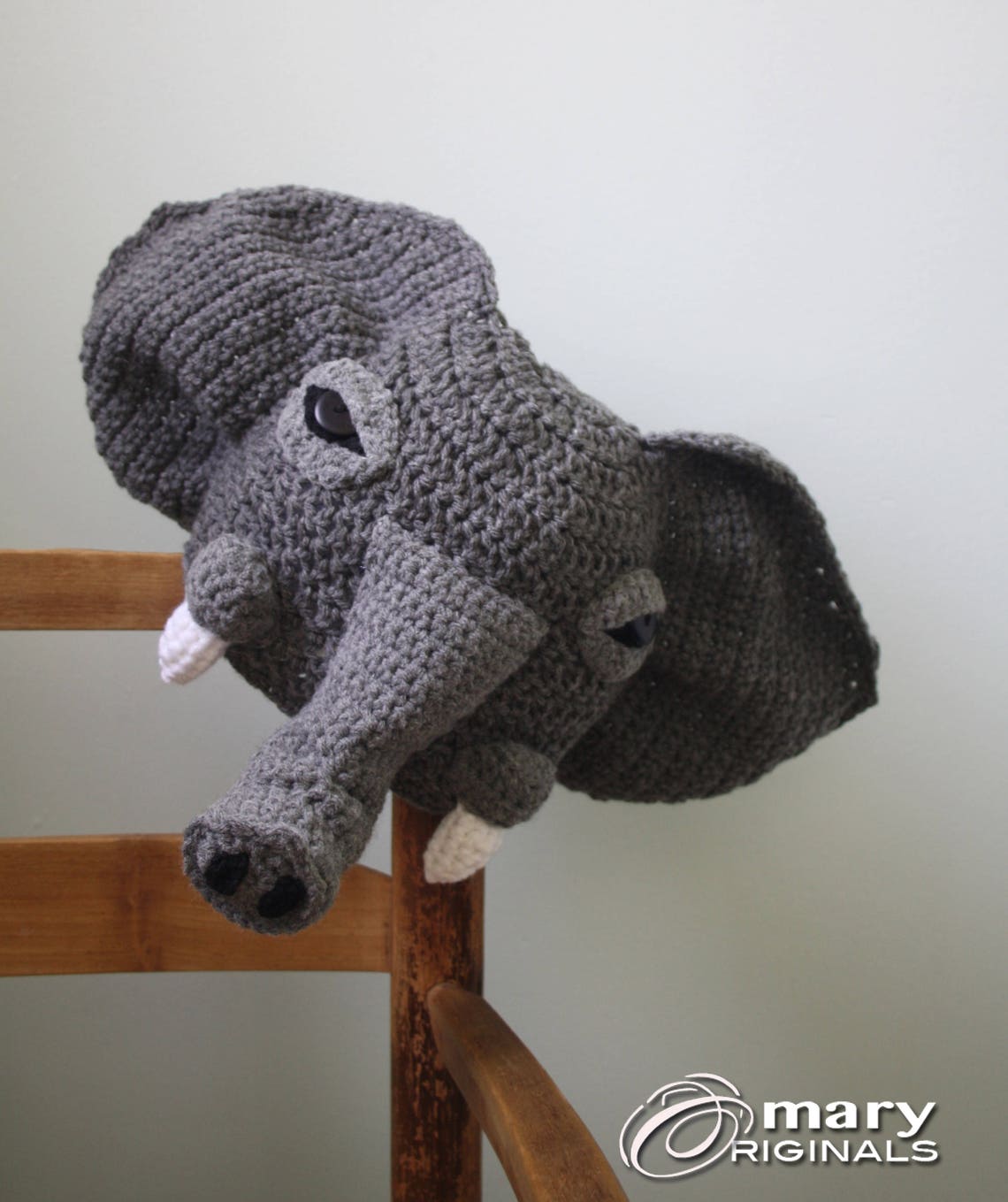 Elephant Hat, Crochet Beanie, Animal Hat, Holiday, Halloween Costume ...