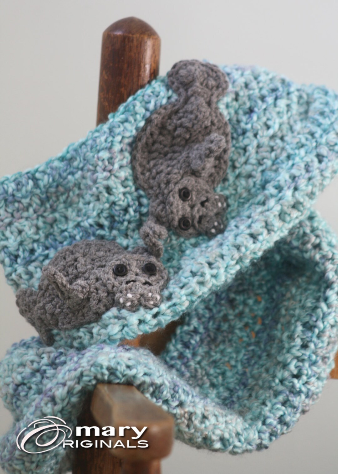 Manatee Cowl, Crochet Scarf, Winter, Accessories, Neck Wear, Women ...