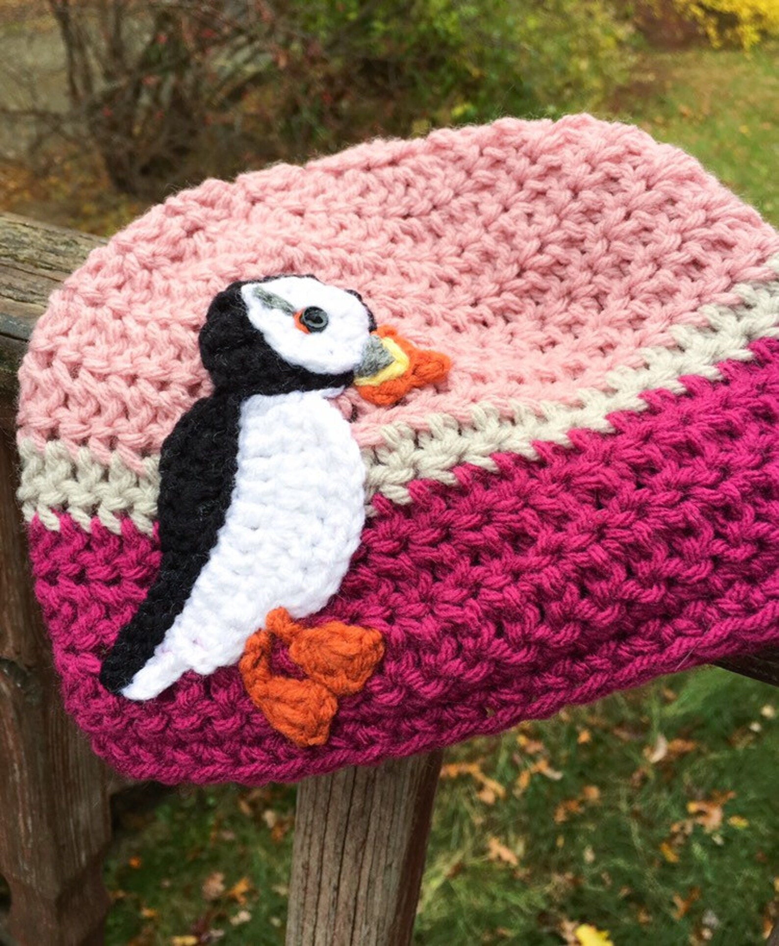 Puffin Hat, Crochet Beanie, Bird, Halloween Costume, Christmas, Gift ...