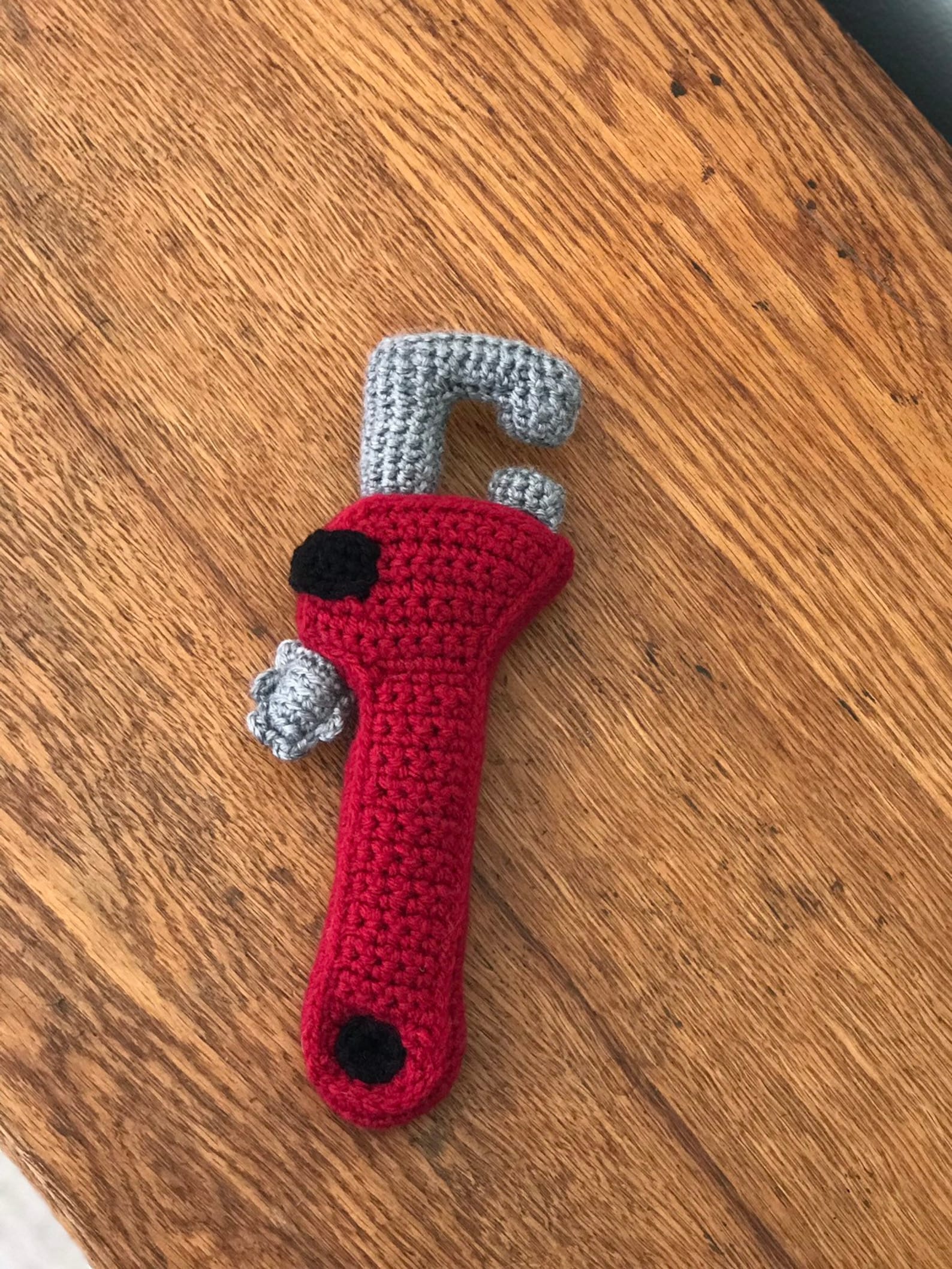 Pipe Wrench Toy Wrench Plushie Stuffed Toy Tool Plumber | Etsy