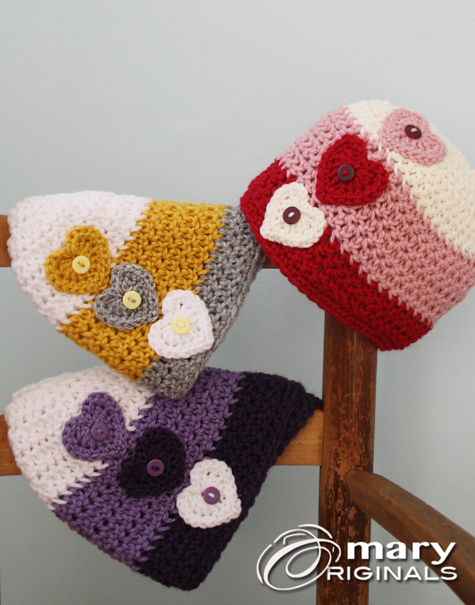 Love Heart Hat, Heart Hat, Crochet Beanie, Children's Clothing ...