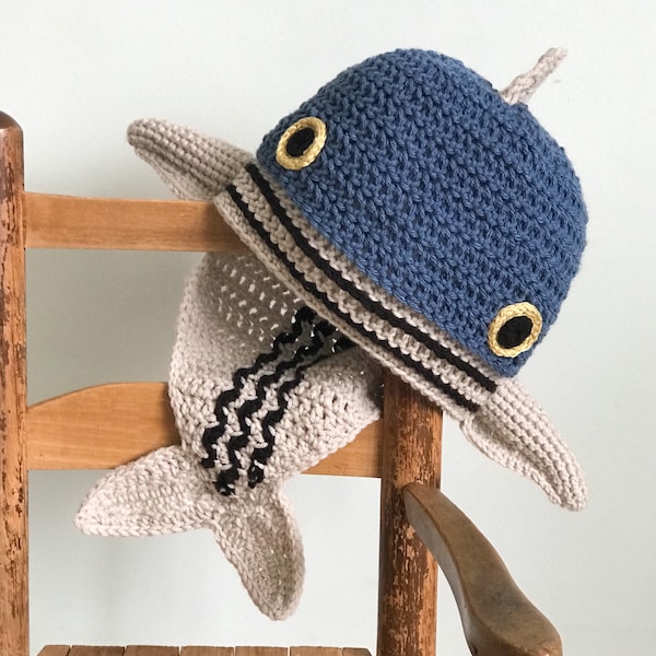 Crochet Fish Hat - Etsy