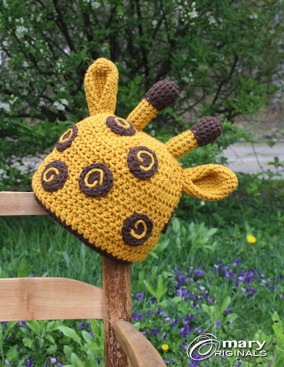 Crochet Giraffe Hat Pattern Free