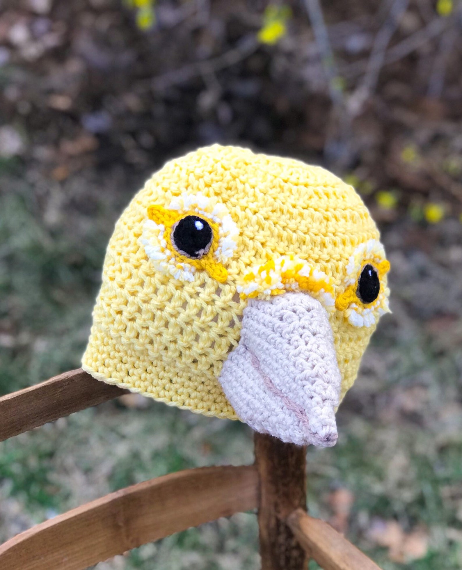 Canary Hat, Crochet, Beanie, Yellow Bird, Costume, Men, Women, Boys ...