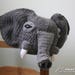 Elephant Hat, Crochet Beanie, Animal Hat, Holiday, Halloween Costume ...