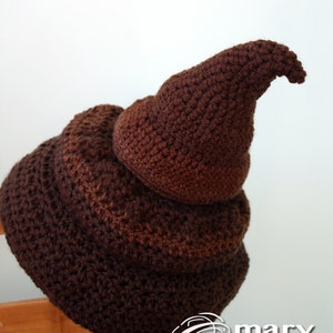 Poop Hat, Crap Head Hat, Toilet Hat, Gag Gift, Funny Hat, Crochet ...