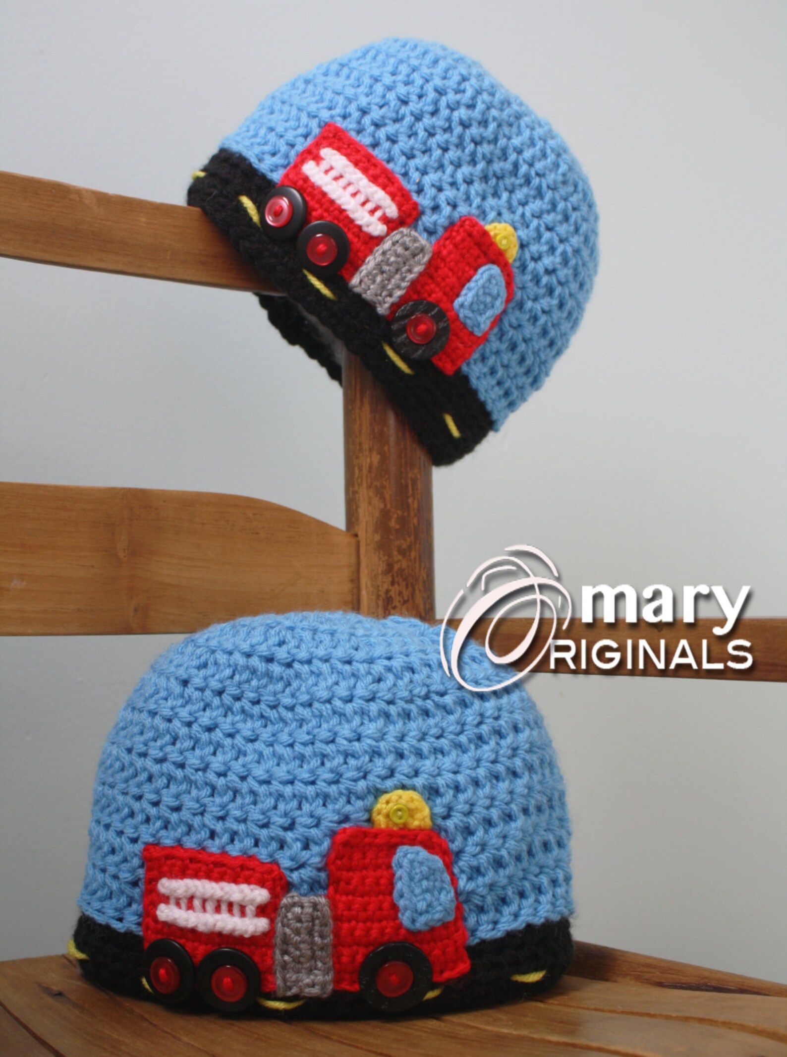 Fire Engine Hat Fire Truck Hat Firetruck Hat Crochet | Etsy