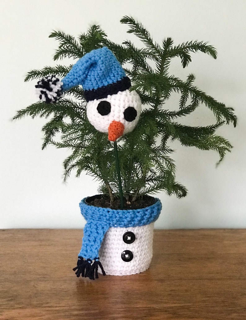 Snowman Plant Pot Planter Christmas Gift Holidays - Etsy