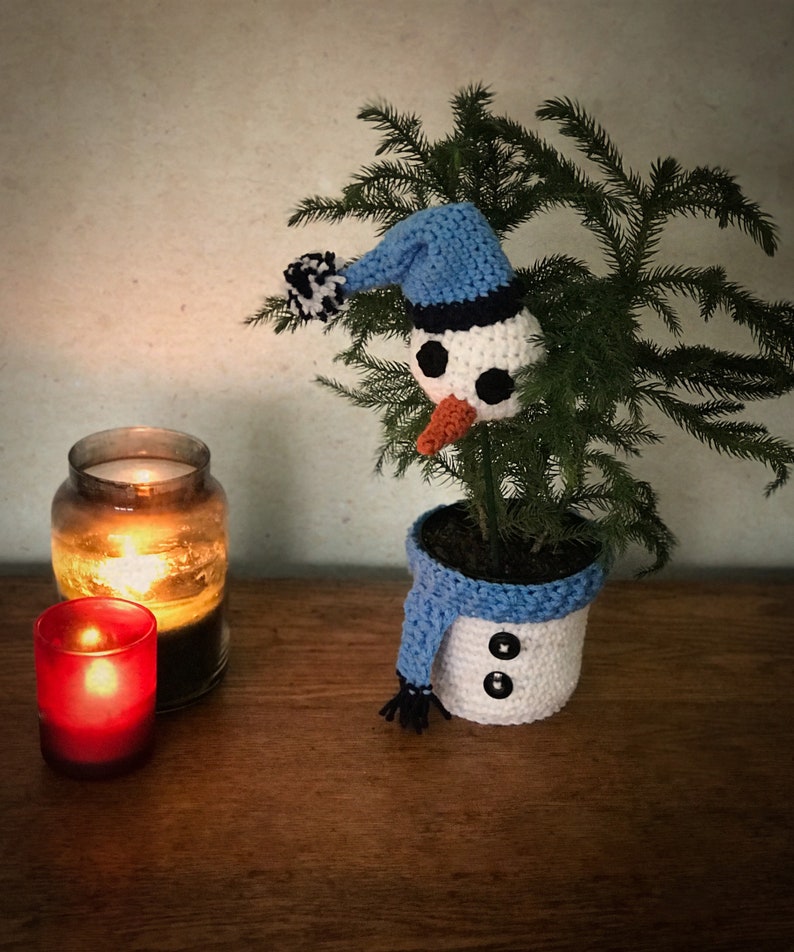 Snowman Plant Pot Planter Christmas Gift Holidays - Etsy