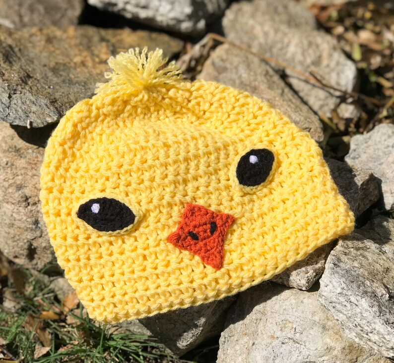 Chick Hat Chicken Hat Bird Easter Gift Spring Kids | Etsy