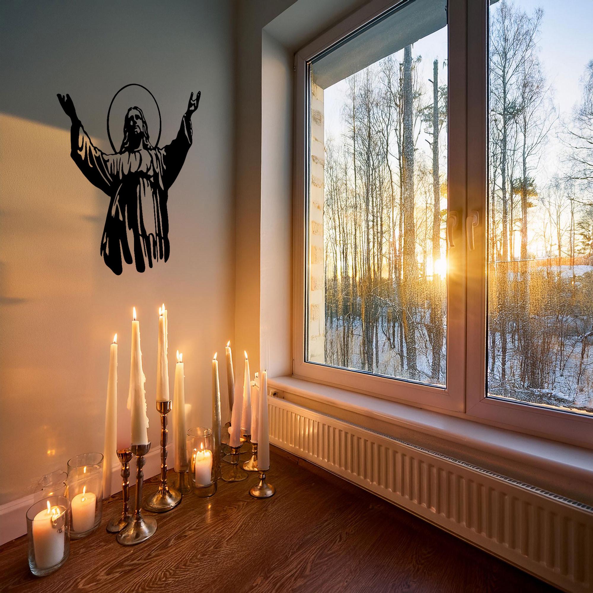 Laser Cut Jesus Metal Wall Art, Christian Home Decor - Etsy