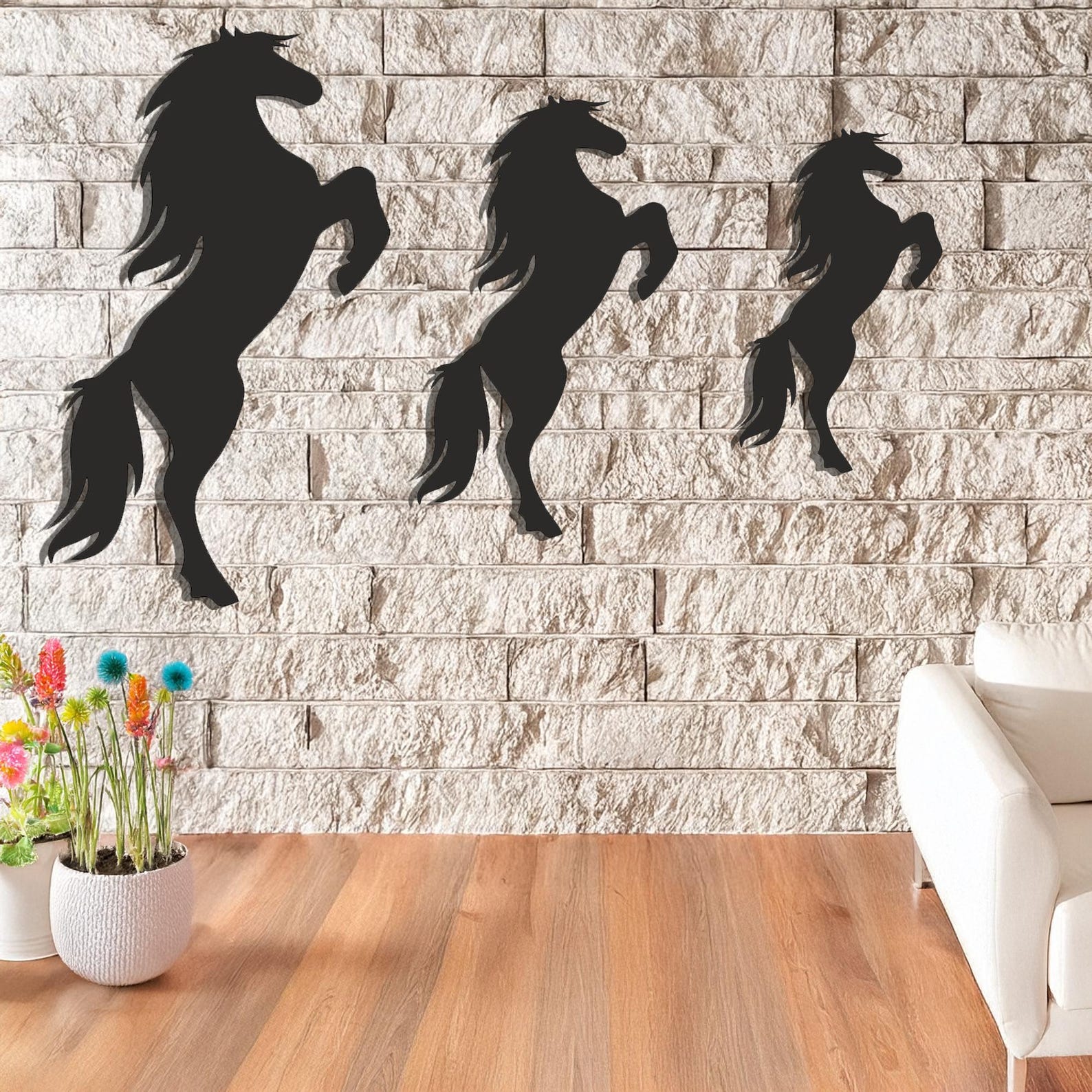 Ferrari Logo Metal Wall Art, Laser Cut Black Decor, Car Enthusiast Gift ...