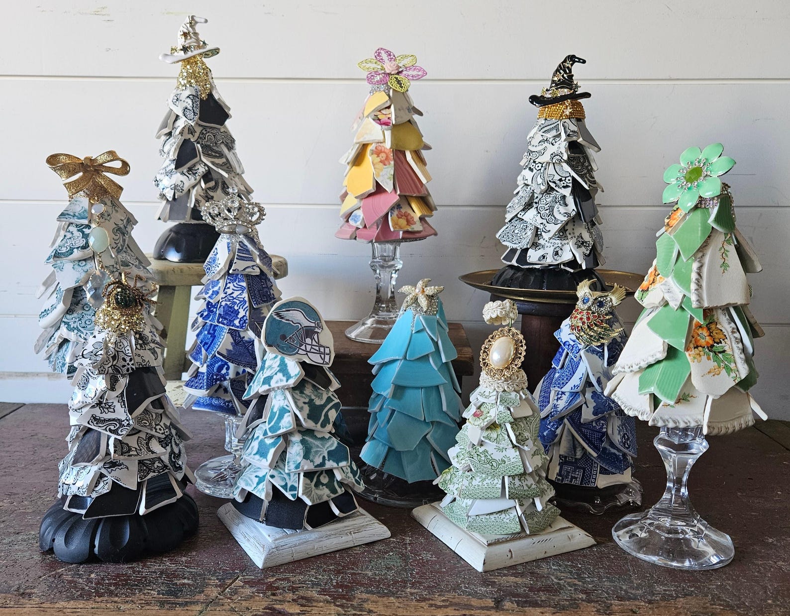 Hand Made Valentine Ceramic/pottery/porcelain/red/love Tree Red/gold - Etsy